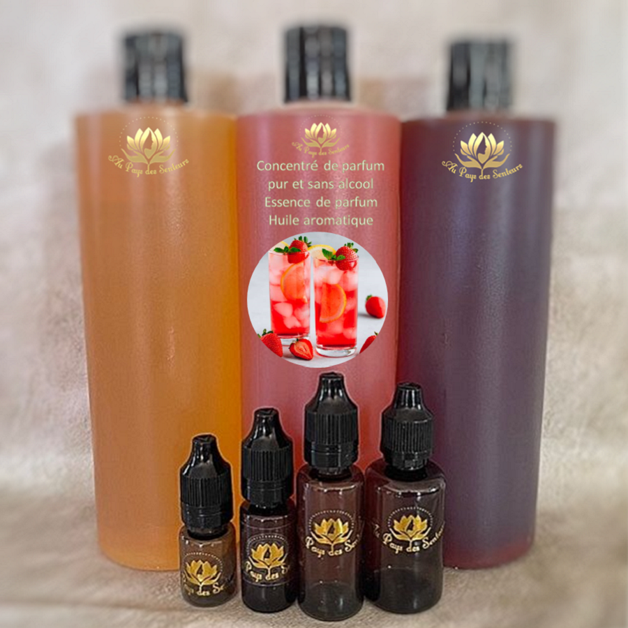 concentré de parfum Limo fraise - Au Pays Des Senteurs